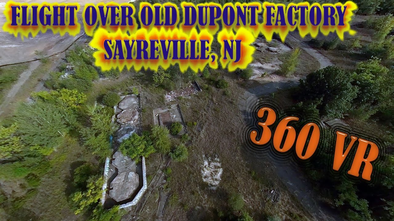 A flight over the old Hercules Factory in Sayreville, NJ in 360 VR ...