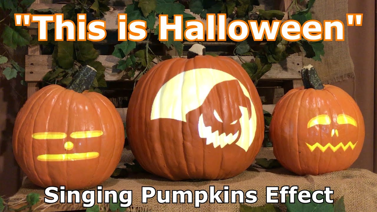 This is Halloween - Singing Pumpkins Effect Animation - YouTube