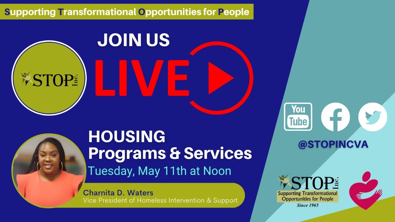 STOP Inc. LIVE - Housing Programs and Services - YouTube