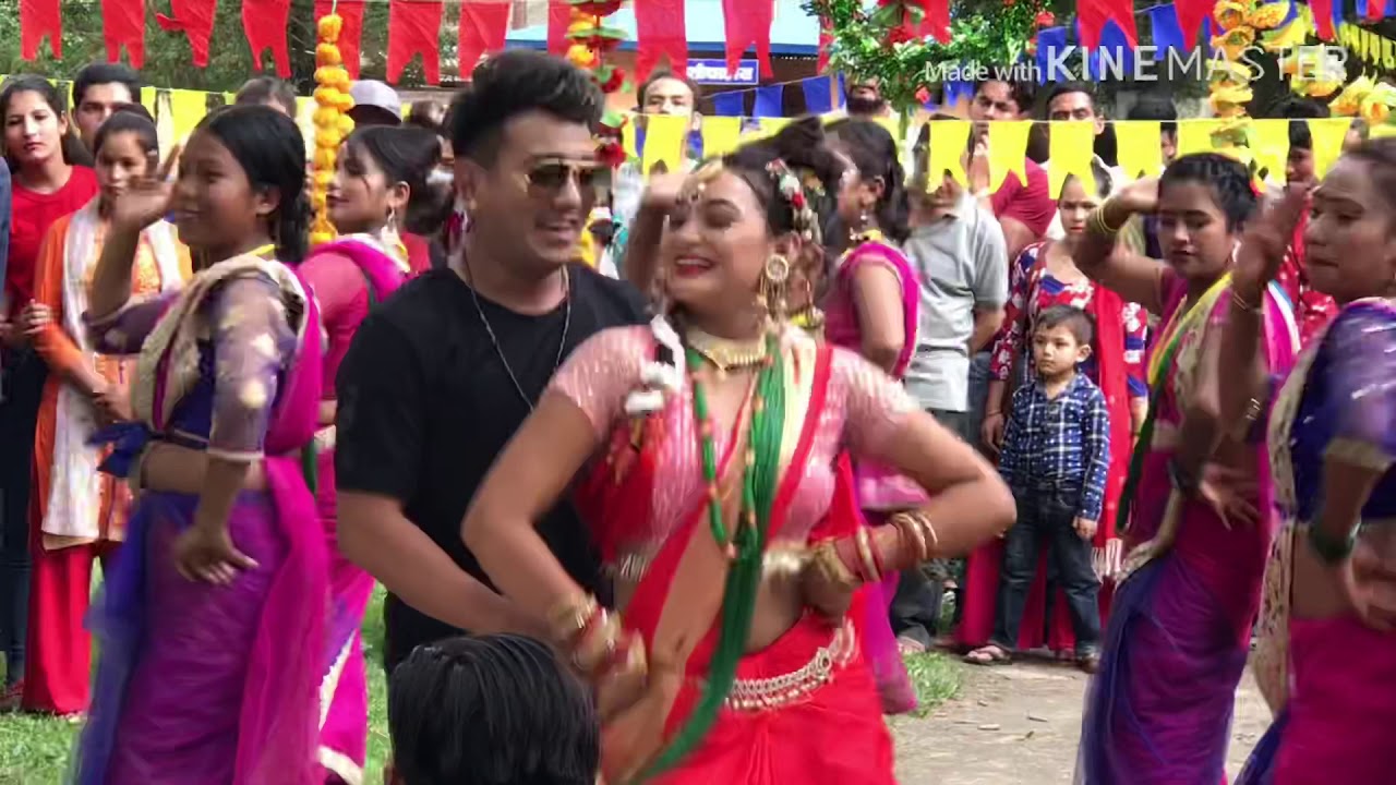 Shreedhar aadhikari ko new teej song 2076 TIRAMA sutting Report Short ...
