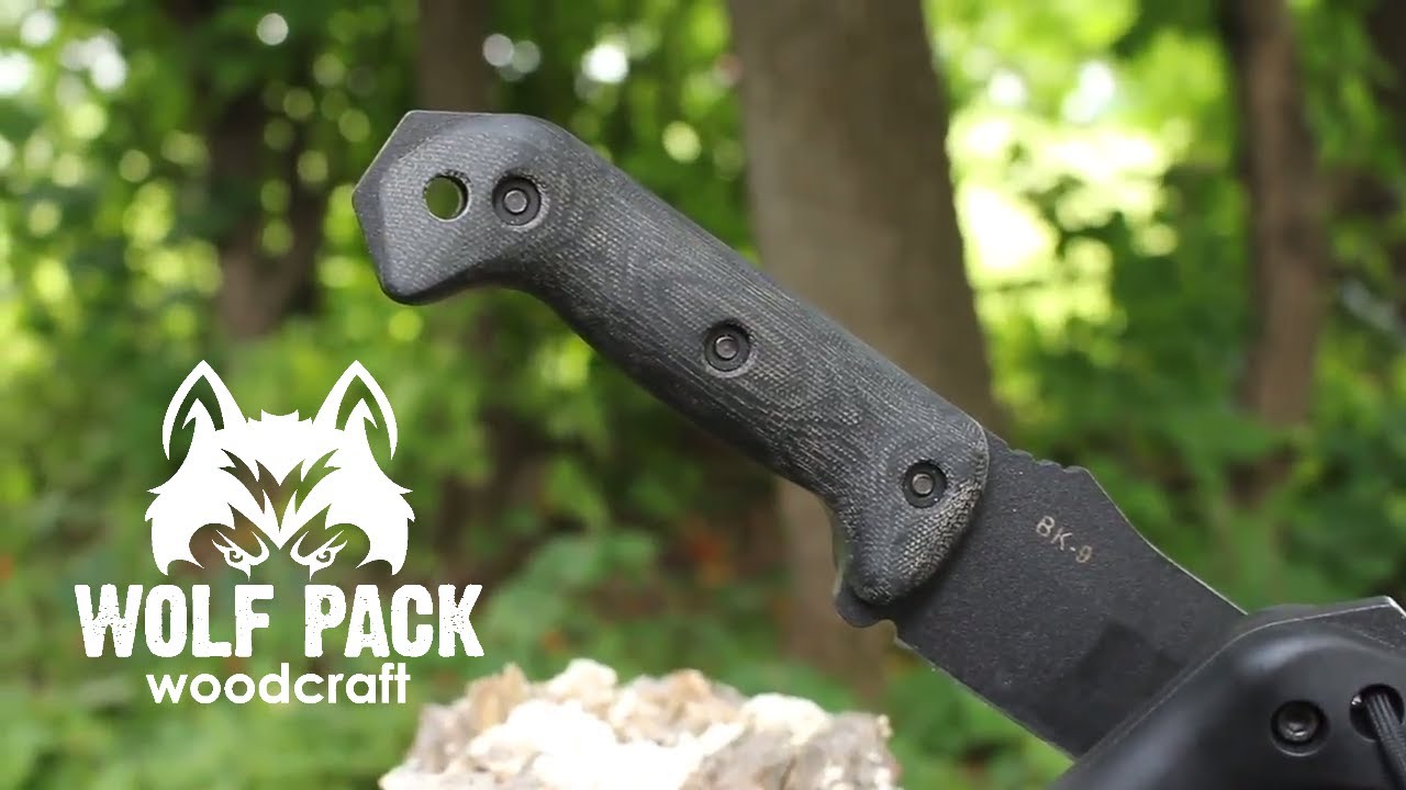 Ka Bar Becker BK9 Combat Bowie My Camp Knife - YouTube