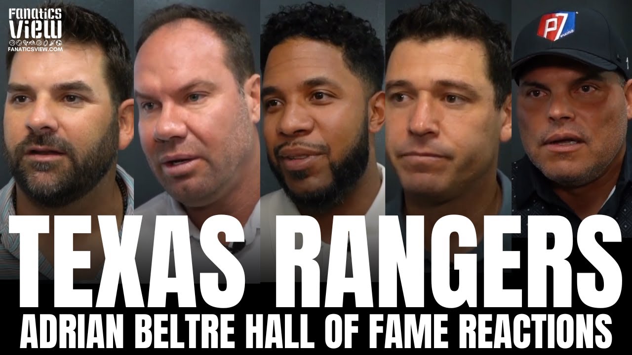 Texas Rangers Legends Share Stories on Adrian Beltre Heading Into ...