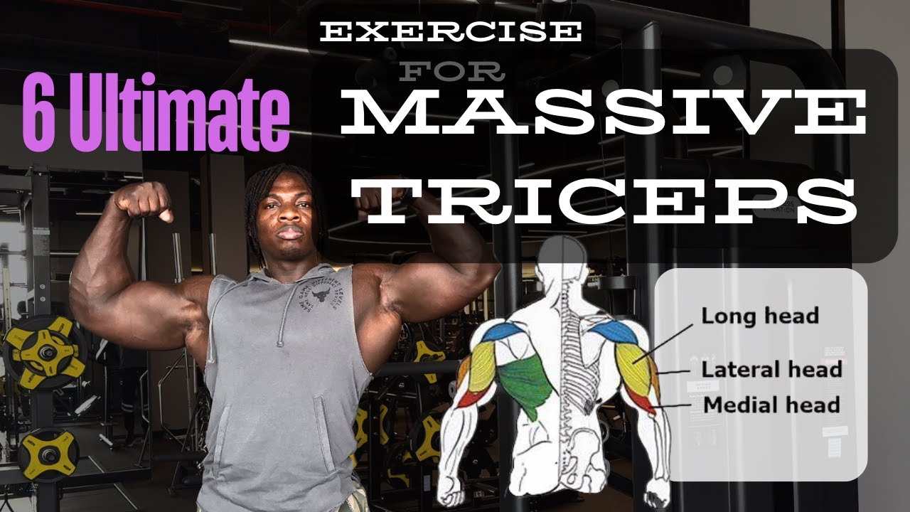 6 Ultimate Triceps blasting Exercises - YouTube