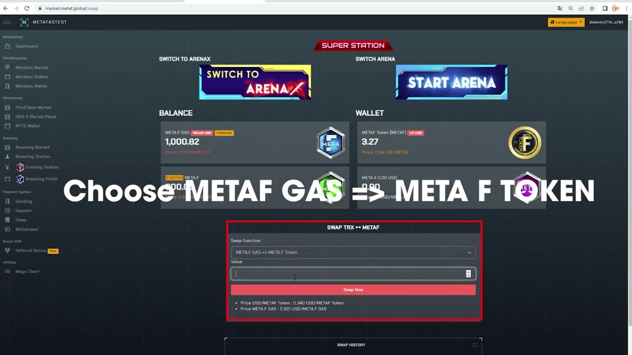 Instructions to withdraw Metaf Token from metaf.global to LBank - YouTube