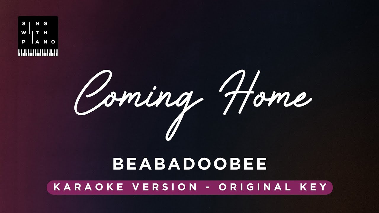 Coming home - Beabadoobee (Original Key Karaoke) - Piano Instrumental ...
