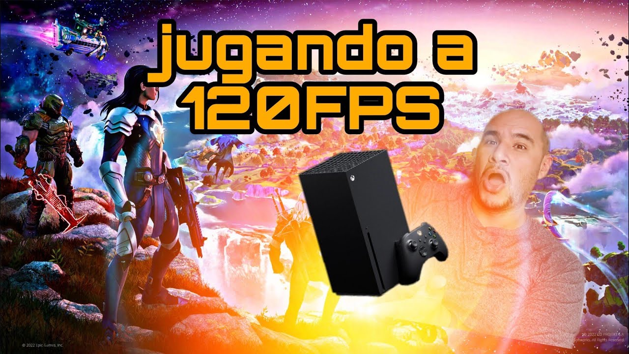 Jugando FORTNITE en 120FPS en XBOX SERIES X | GRABANDO con UCEC GAM ...