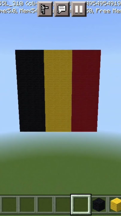 Belgian flag #belgium #minecraft #shorts - YouTube