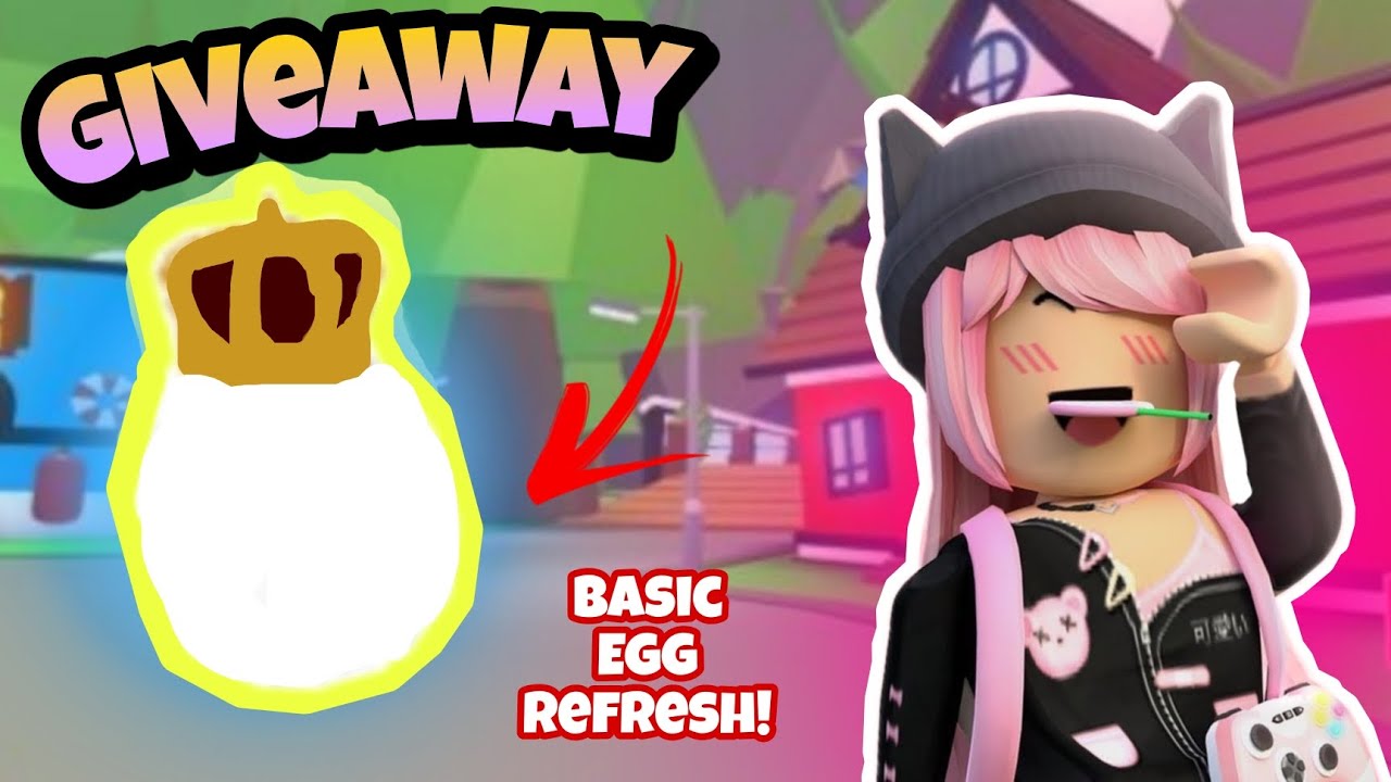 Giveaway 10 : Royal Egg Giveaway 🎁 (Basic Egg Refresh Update) Adopt Me ...