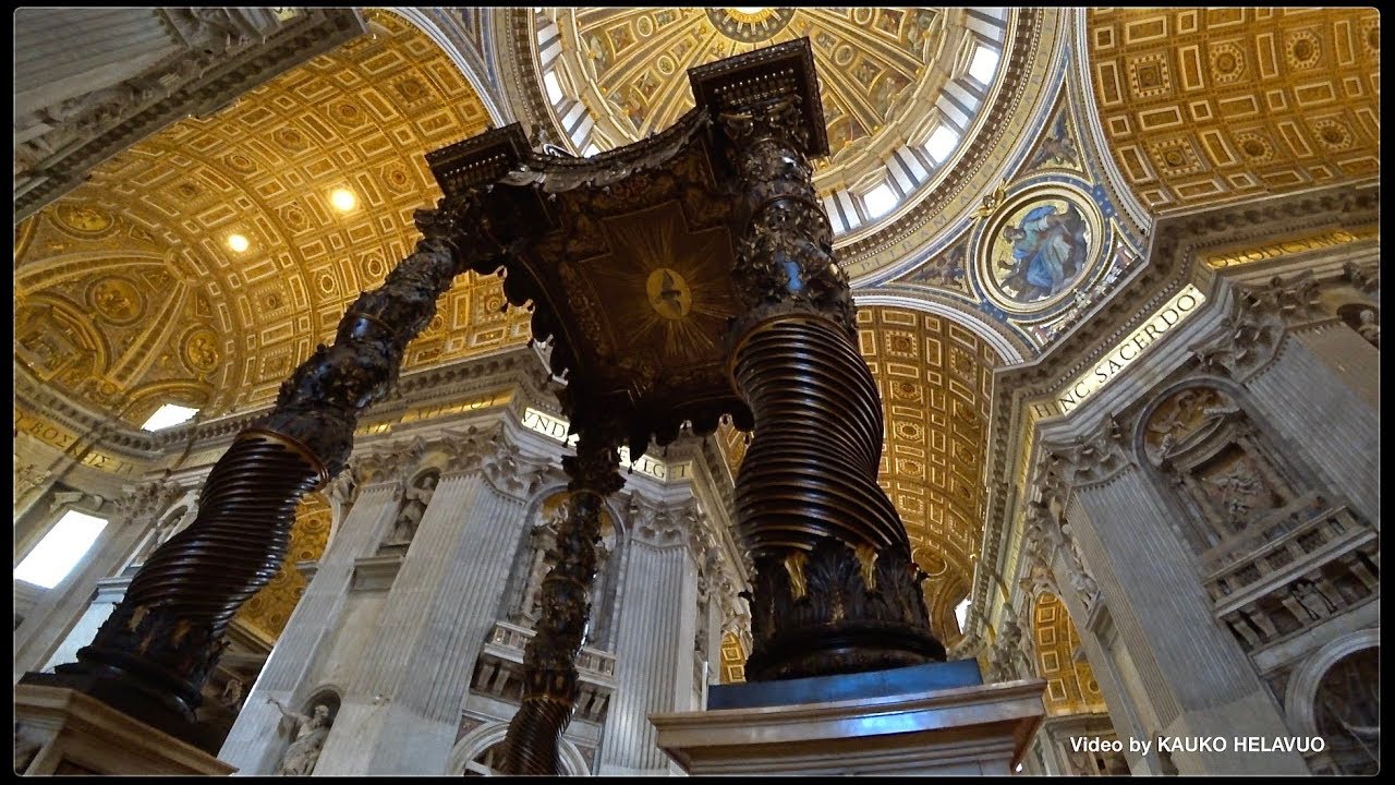 ST. PETER´S BASILICA, Vatican, Rome (Cam. 170°). 4K - YouTube