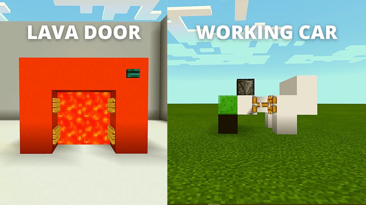 3 Redstone Build Hacks in Minecraft #3 - YouTube