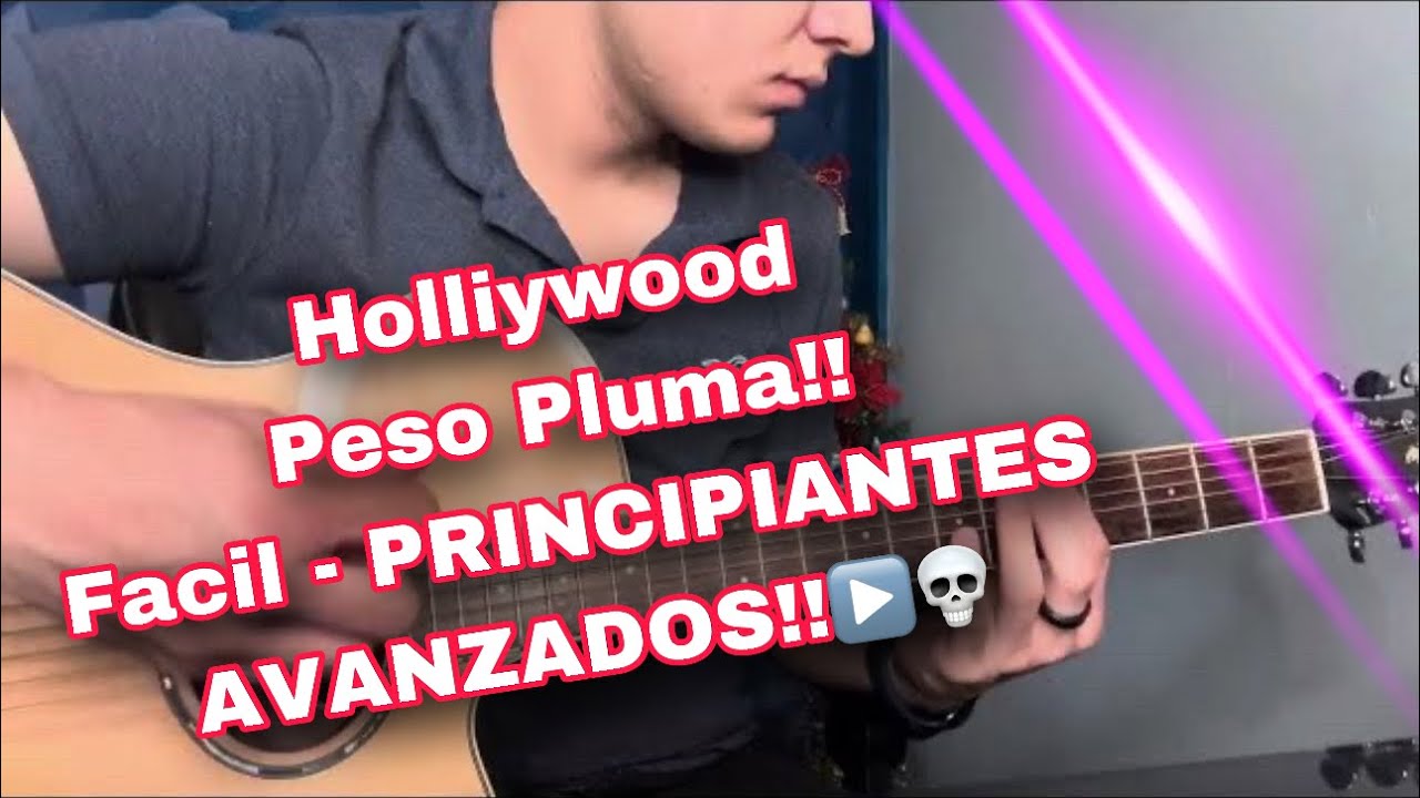 Te explico como tocar "Holliywood" De Peso Pluma !!! Fcail para ...