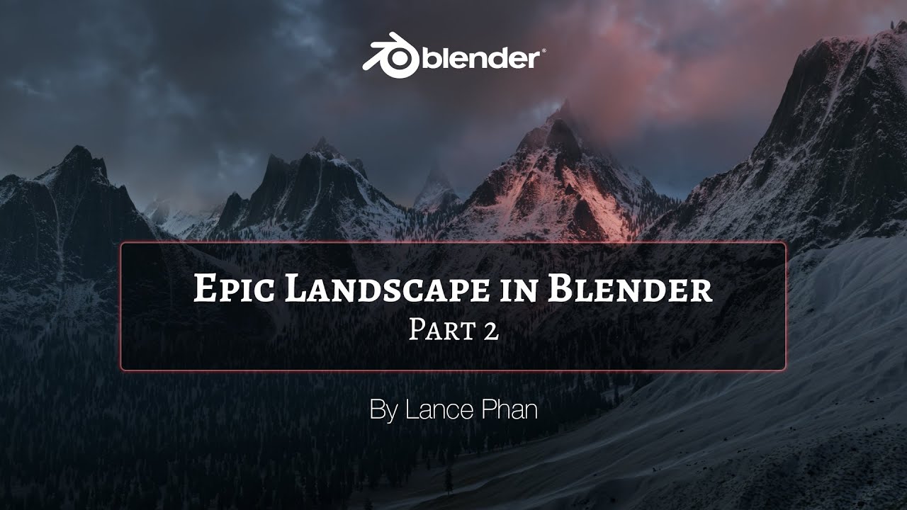 Creating Epic Landscape in Blender - Part 2 - YouTube