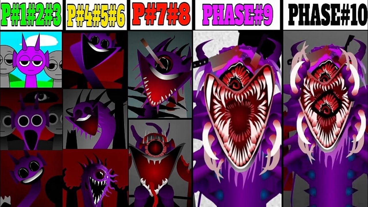 Incredibox Sprunki Mix: Phase 1 VS 2 VS Phase 3 VS Phase 4 VS 5 VS ...