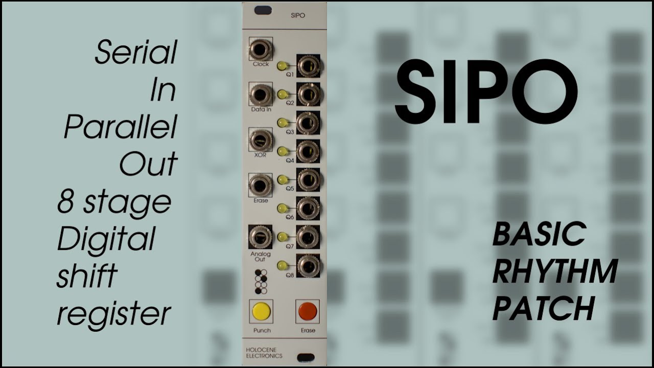 SIPO - BASIC RHYTHM PATCH - YouTube