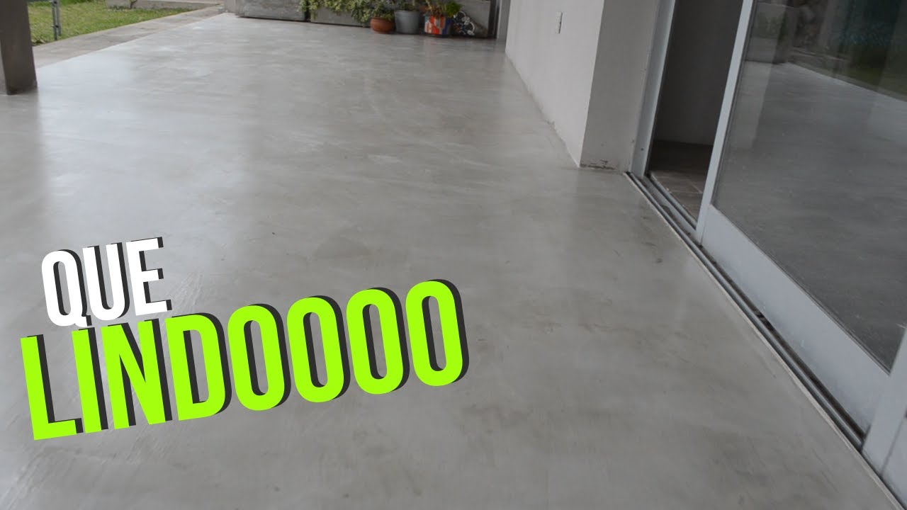 MICROCEMENTO Cemento pulido - NO ES TAN FACIL COMO DICEN !!!!! - YouTube