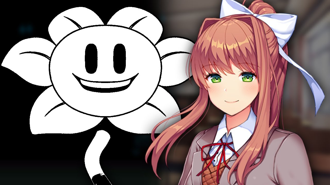 Flowey vs Monika. Batallas Súper Geniales de Rap (ft. Shizuka Sora y ...