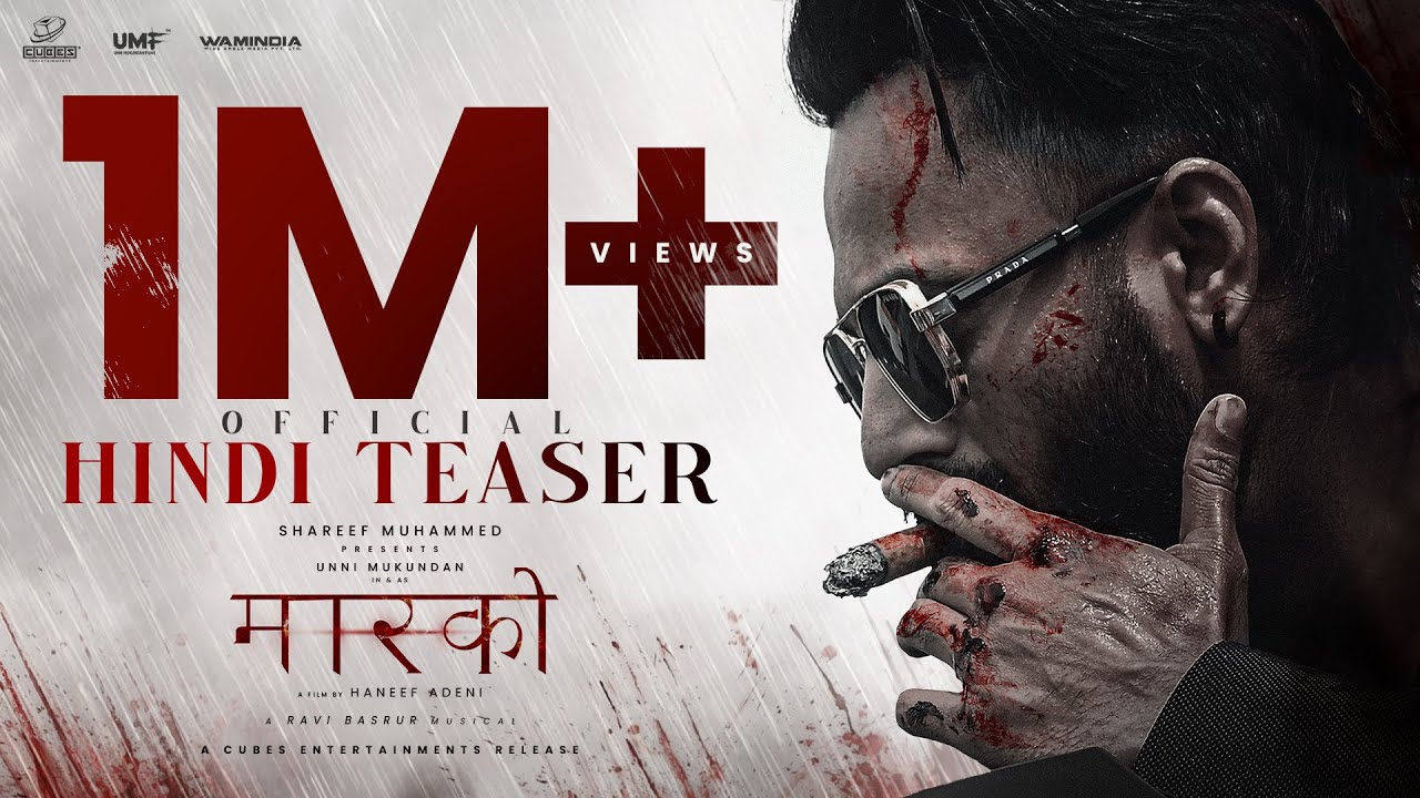 Marco Official Hindi Teaser | Unni Mukundan | Shareef Muhammed | Haneef Adeni | Ravi Basrur ...
