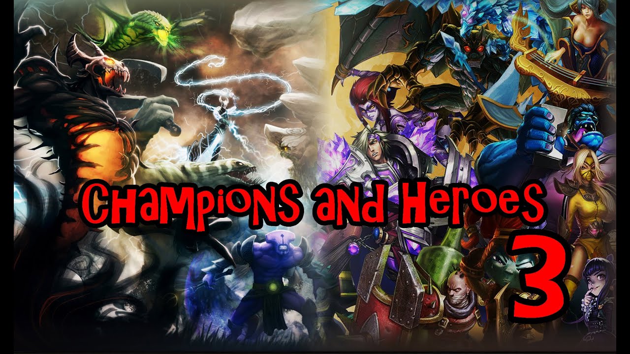 Dota 2 Vs LoL: Champions and Heroes 3 - YouTube