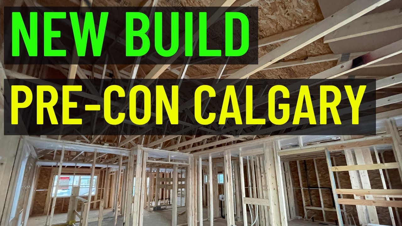 Đến xem những căn nhà mới - đang xây (Precon) tại Calgary - YouTube