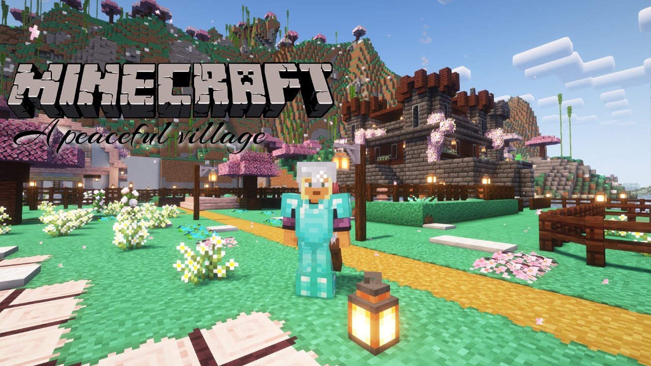 Minecraft--my peaceful little world - YouTube