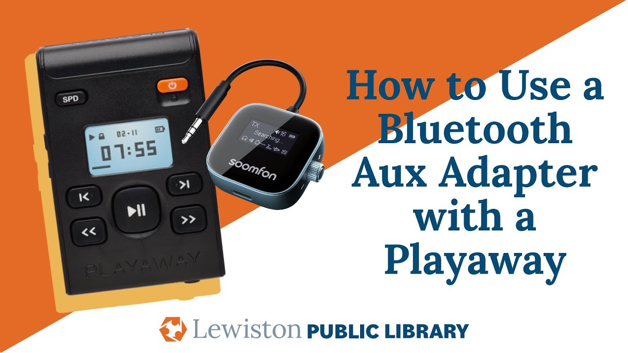 How to Use a Bluetooth Aux Adapter with a Playaway - YouTube