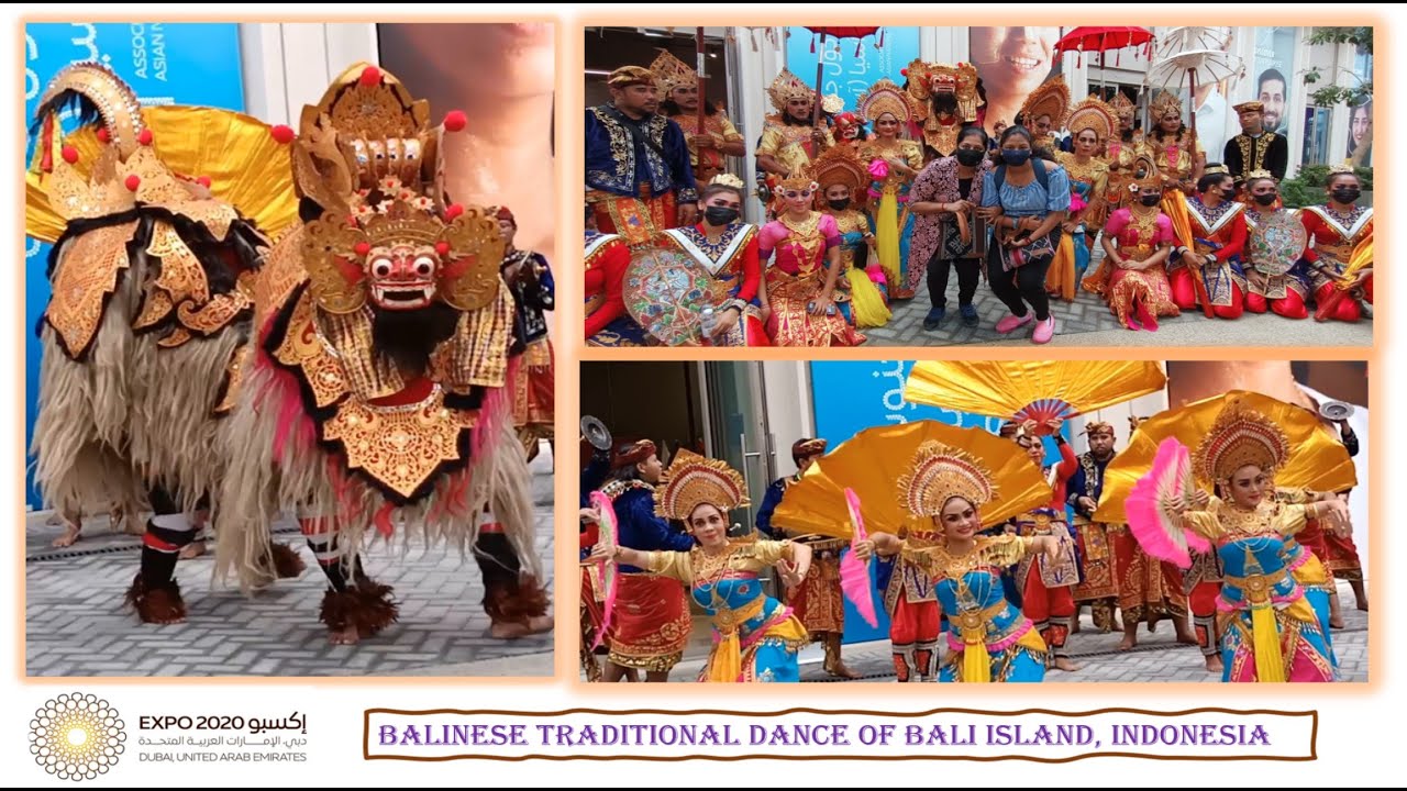 Balinese Dance at Expo 2020 | Barong Dance | Gamelan Beleganjur - YouTube