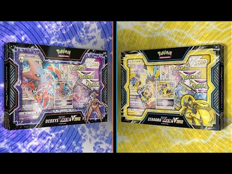 Opening Up The Deoxys And Zeraora Vmax/Vstar Collection Boxes! - YouTube
