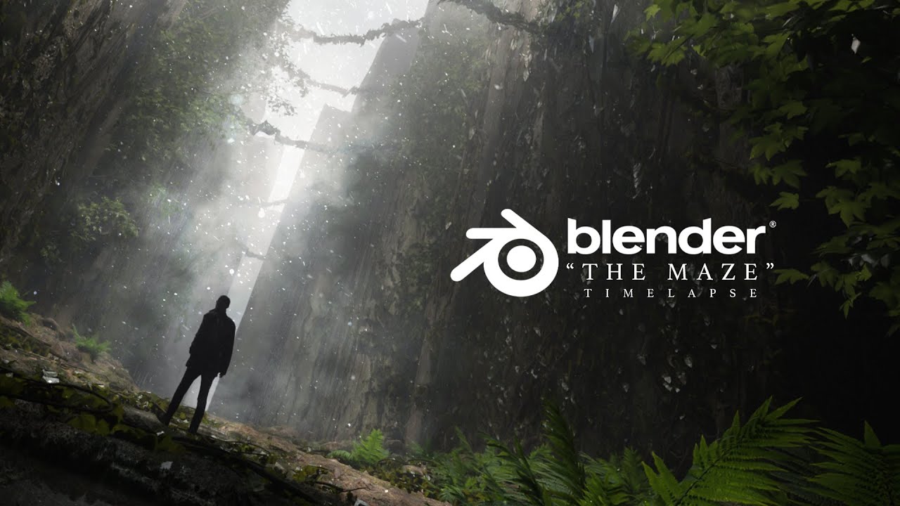 The Maze - Blender Timelapse - YouTube