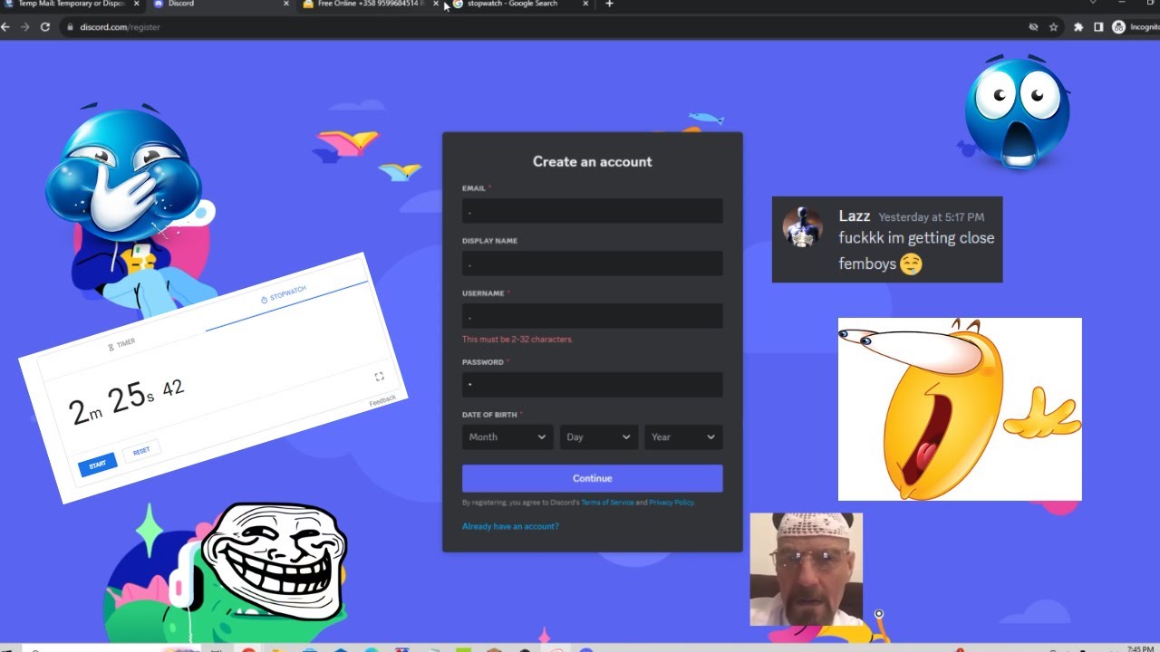 DISCORD BAN EVASION SPEEDRUN [2:25] (WORLD RECORD) - YouTube
