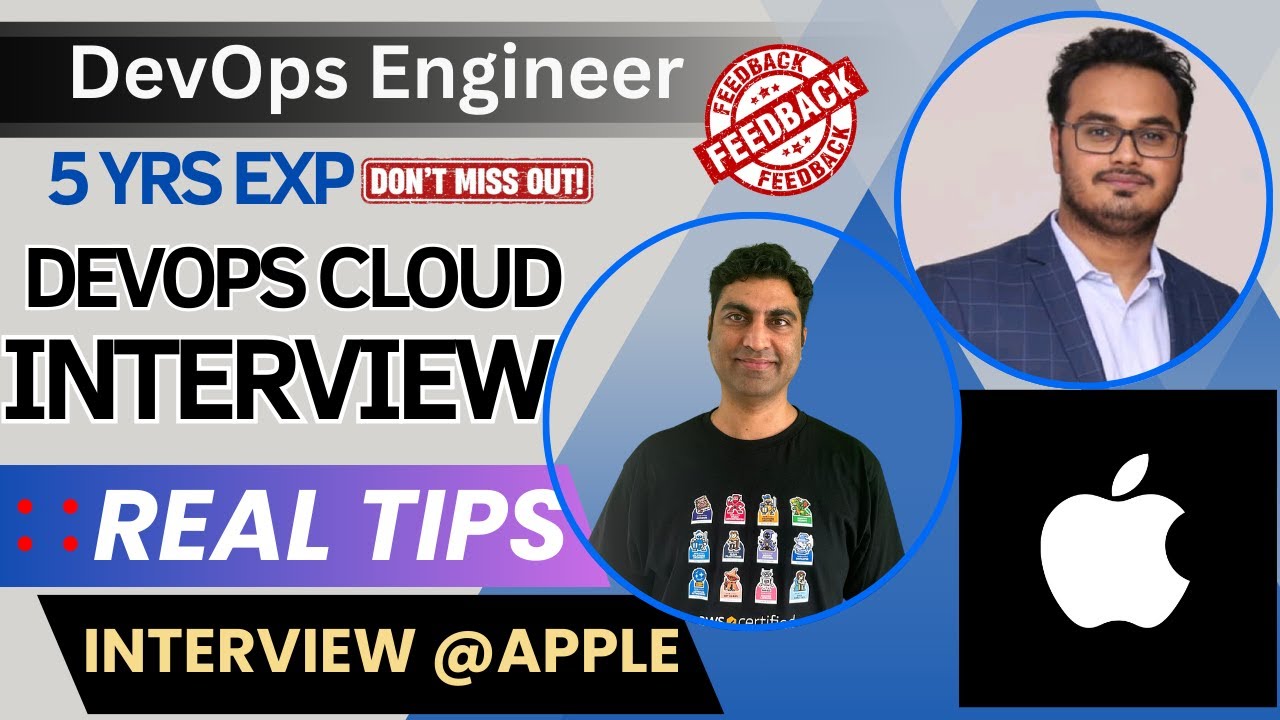 5 years experienced DevOps & Cloud Engineer Live Interview for @Apple @AppleIndia # ...