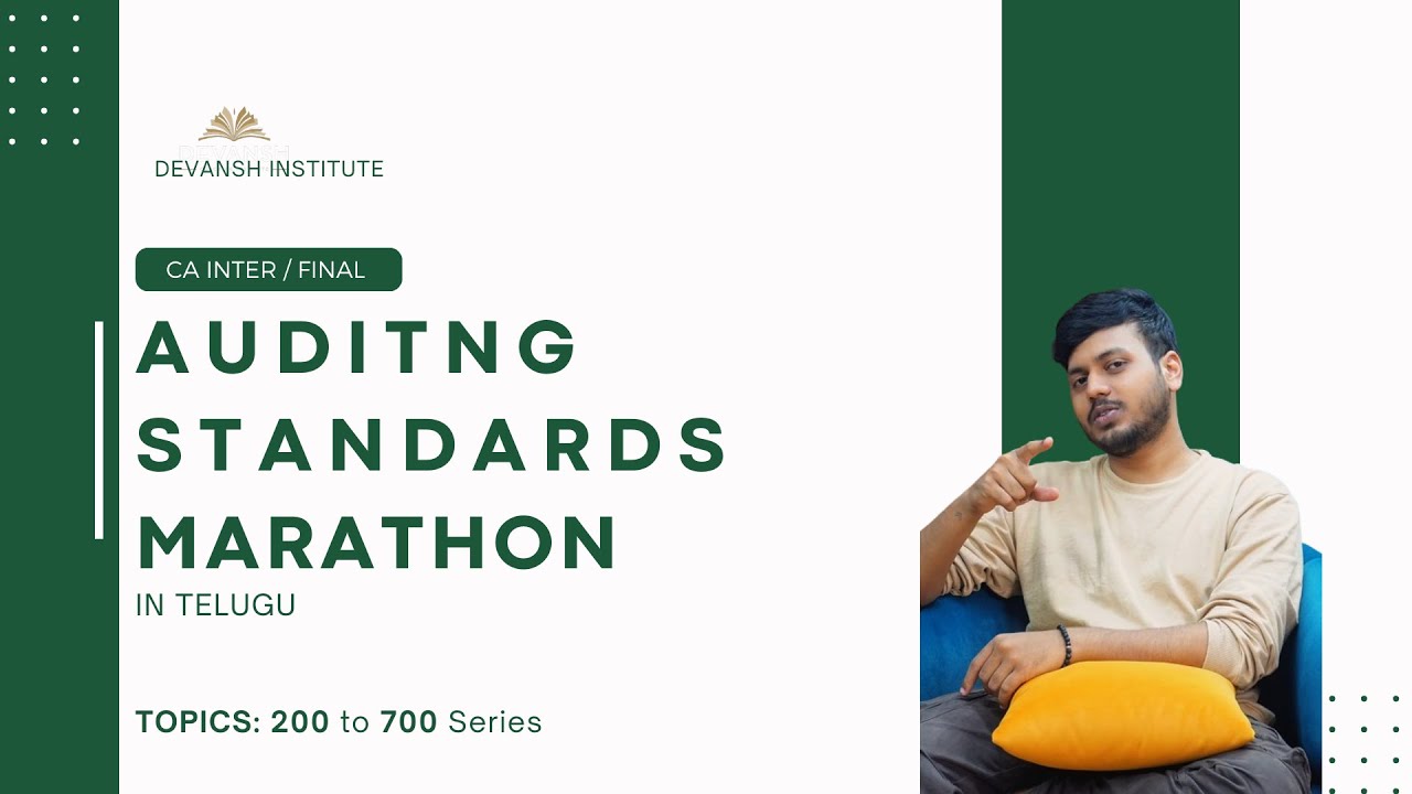 AUDIT STANDARDS MARATHON IN TELUGU CA DEVI PRASAD CA INTER FINAL audit-standards-marathon-in-telugu-ca-devi-prasad-ca-inter-final