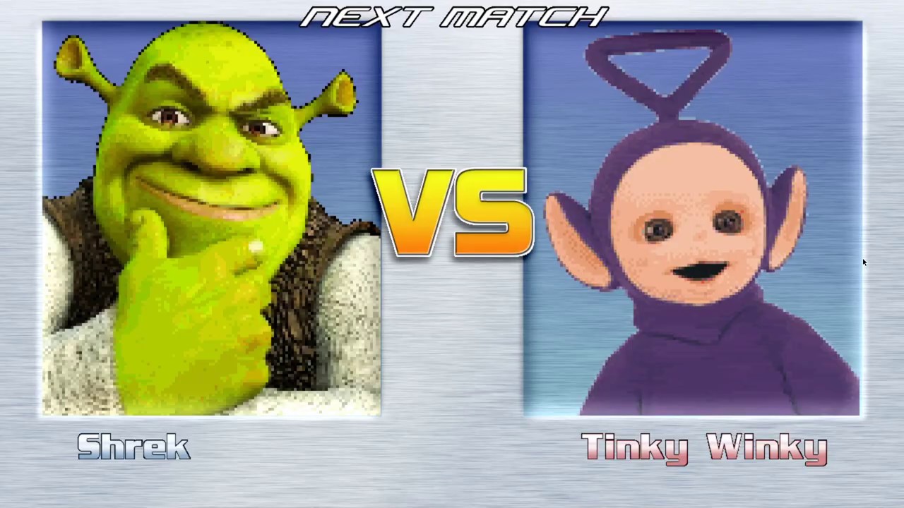(mugen) Shrek vs. Tinky Winky - YouTube