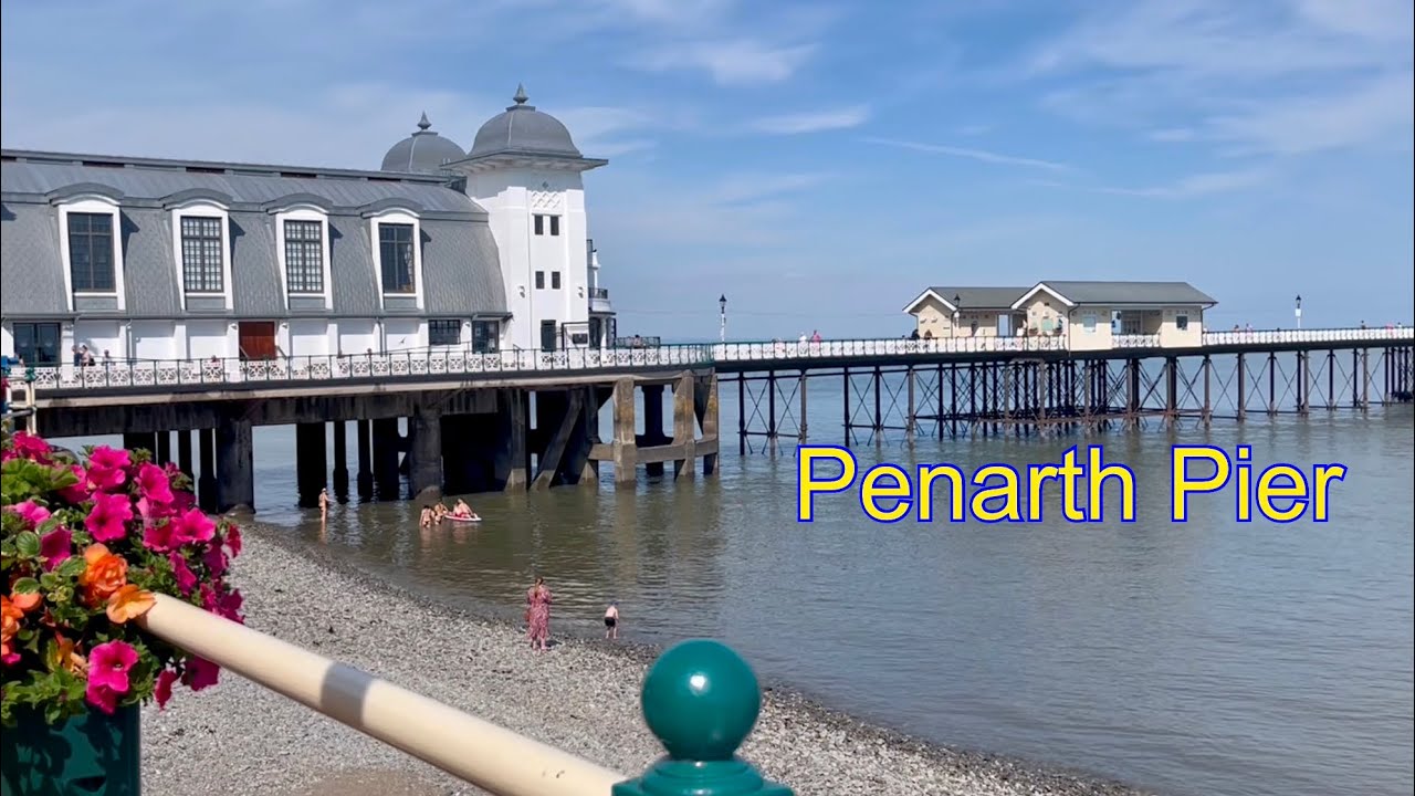 Things to do near Cardiff - Visiting Penarth Pier - YouTube