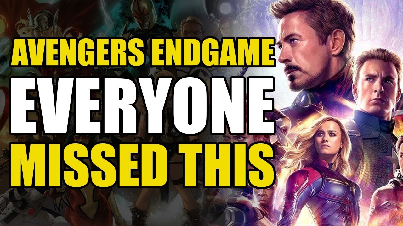 Avengers Endgame: Everyone Missed This - YouTube