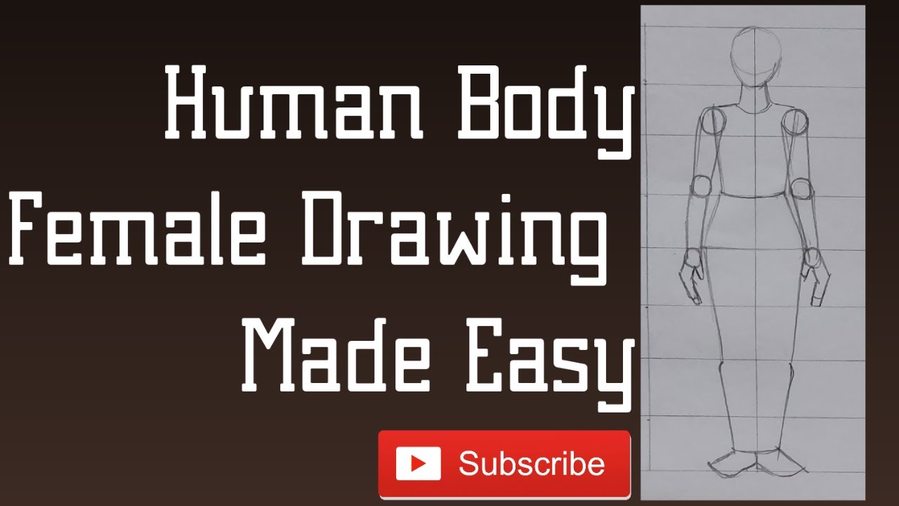 Learn Art: HUMAN BODY FEMALE DRAWING MADE EASY_NC Art Center(2)22 - YouTube