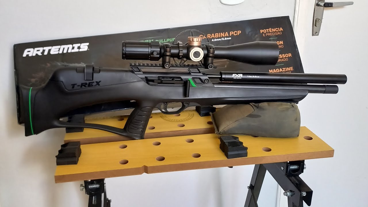 Carabina pcp T-REX Bullpup Artemis FXR/ Primeiras impressões ...