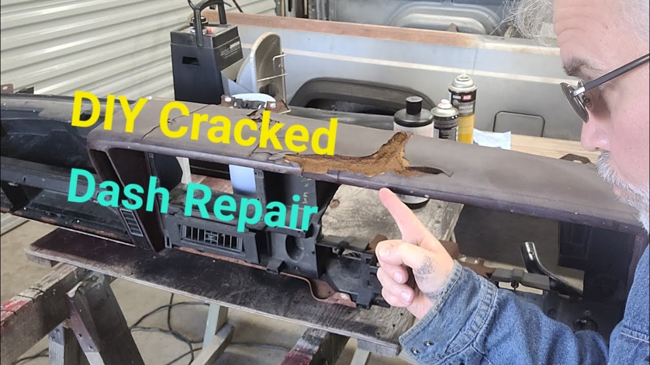 DIY Cracked Dash Repair for Cheap #jeepxj - YouTube