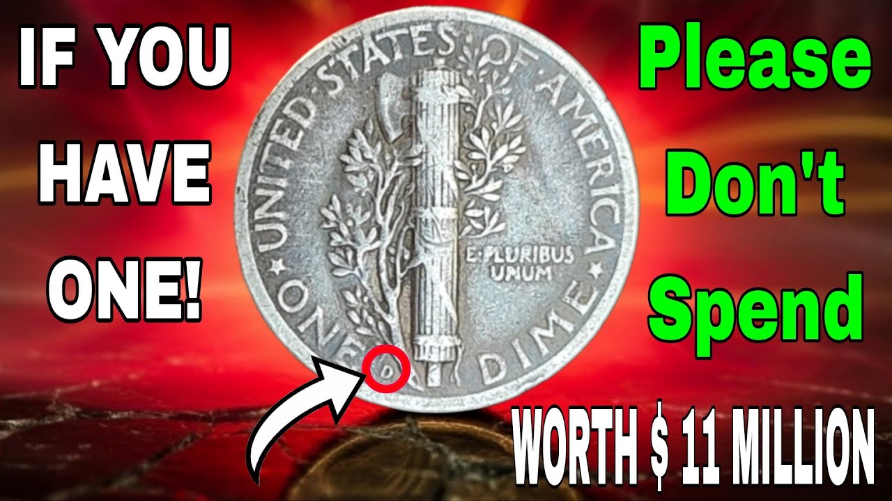 Top 5 ULTRA RARE Mercury Dimes Worth FORTUNE 💰 | Hidden Treasure Coins ...