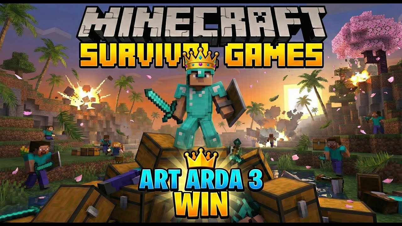 ART ARDA 3 WIN!! || MINECRAFT SURVIVAL GAMES | 2 - YouTube