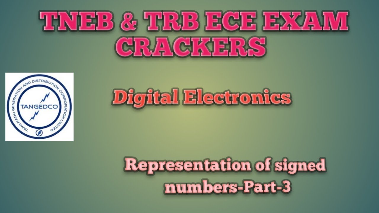 Signed number representation Part 3 - YouTube