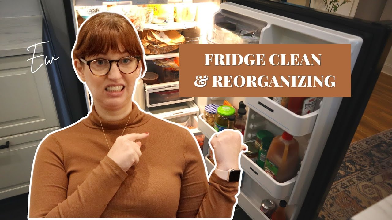 *NEW* FRIDGE CLEAN OUT AND RE-ORGANIZING | Fall Cleaning & Organizing ...