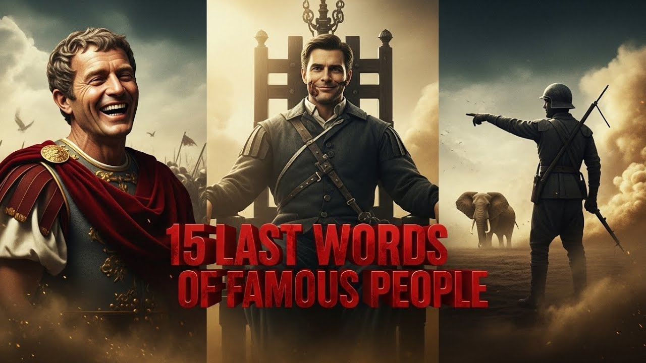 15 Weird Last Words of Famous People - YouTube