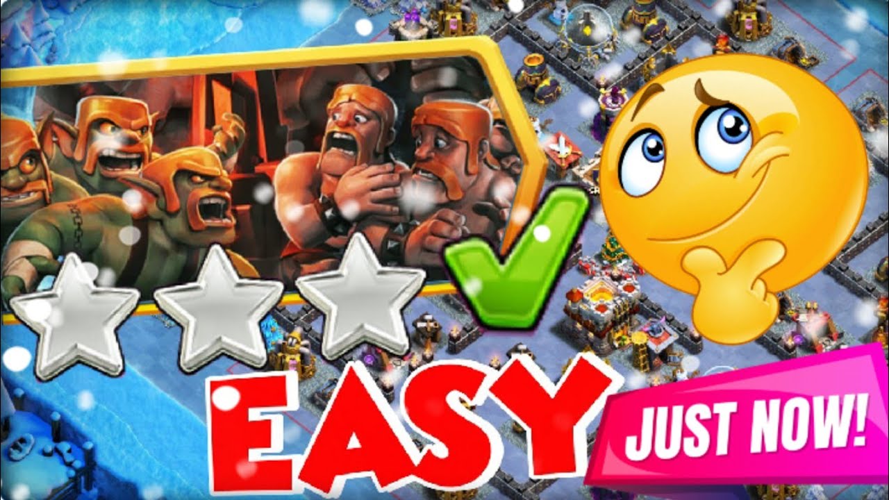How to easily beat Snow Day Challenge | 3 star Snow Day Challenge | Coc ...