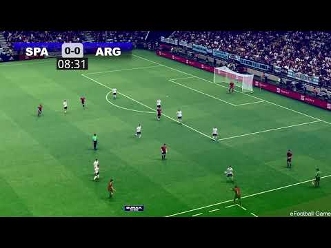 İSPANYA - ARJANTİN MAÇI | eFootball 21 Türkçe Oyun