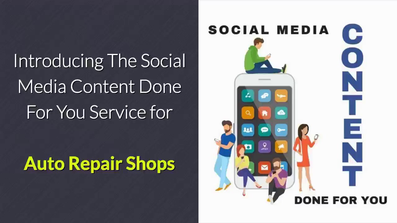 Auto Repair Facebook Posts Done For You - YouTube