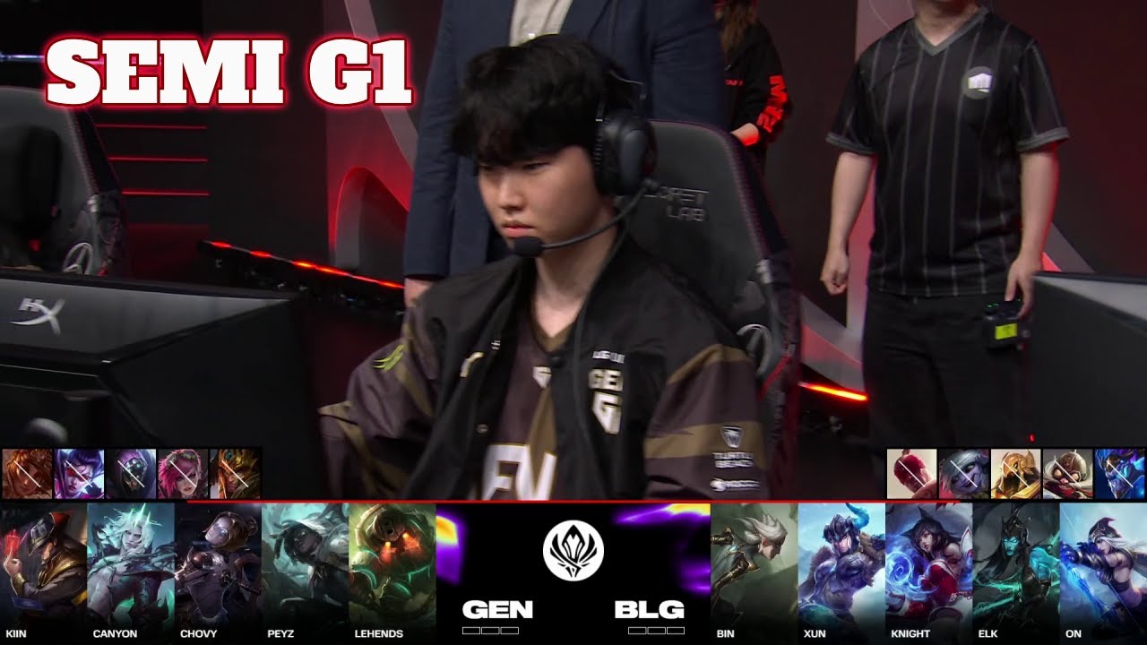 BLG vs GEN - Game 1 | Semi Final LoL MSI 2024 Main Stage | Bilibili Gaming vs Gen.G G1 full game ...