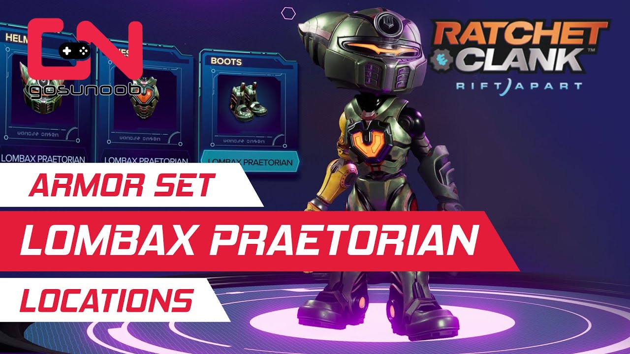 Lombax Praetorian Armor Set Locations - Ratchet and Clank: Rift Apart ...