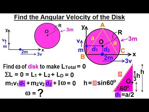 Physics 13A - Test Your Knowledge: Angular Momentum (2 of 26) Find the ...