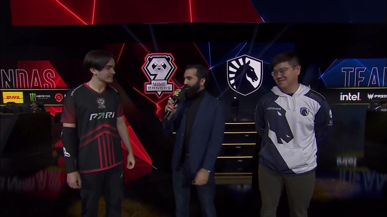 "We lose and Quinn has to play with Ramzes Again!!": Pre game interview Team liquid vs 9 Pandas ...