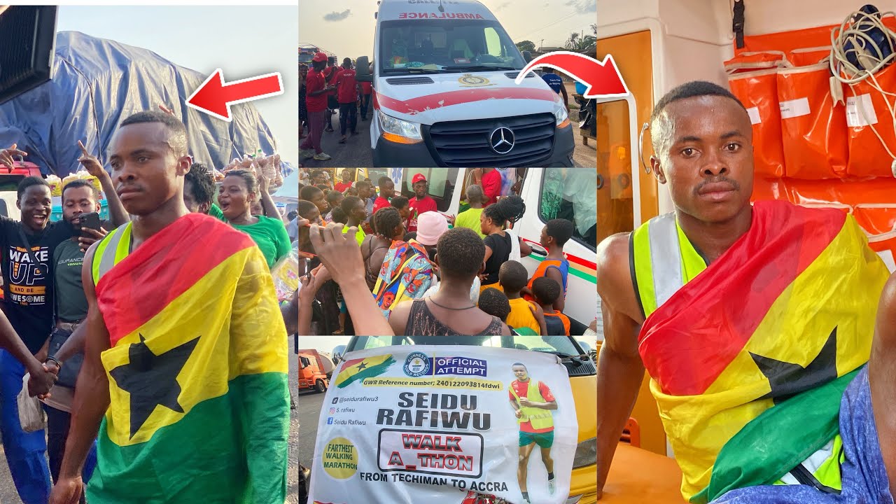 Wow 😮Walk-A-Thon from Techiman to Accra…Hawkers @ Nkwakwa Prays for ...